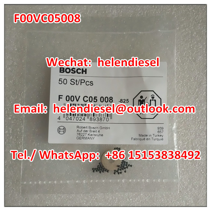 Genuine BOSCH VALVE BALL / Repair Kits F00VC05008 , F 00V C05 008 ...