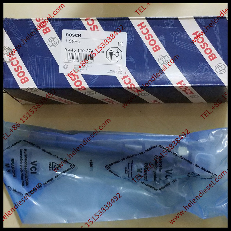 Genuine and New BOSCH injector 0445110274 0445110275 for HYUNDAI / KIA ...
