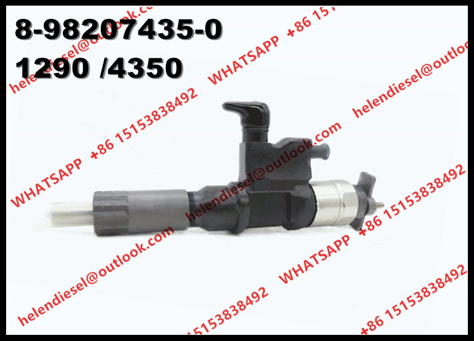 8-98207435-0 Common Rail Fuel Injector 295050-1290, 295050-1291, DENSO ...