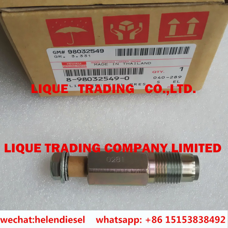 Genuine ISUZU Pressure Limiter Valve 98032549 , 8-98032549-0 ...